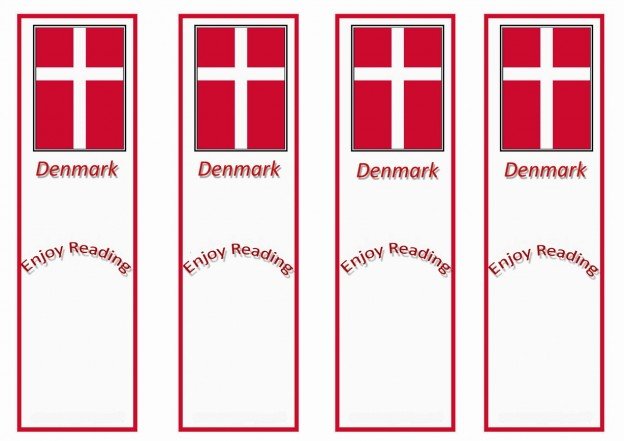Around the World Bookmarks – Birthday Printable