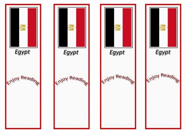 Around the World Bookmarks – Birthday Printable