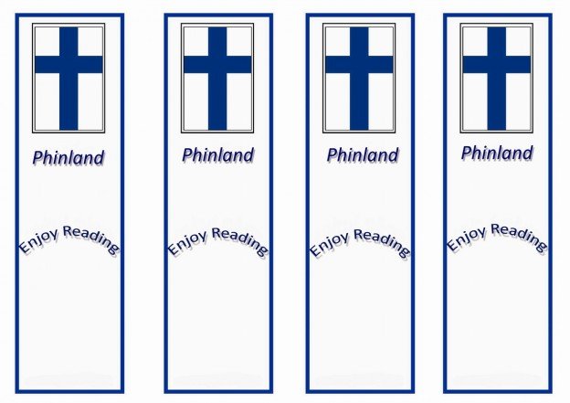 Around the World Bookmarks – Birthday Printable