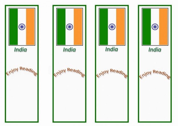 Around the World Bookmarks – Birthday Printable