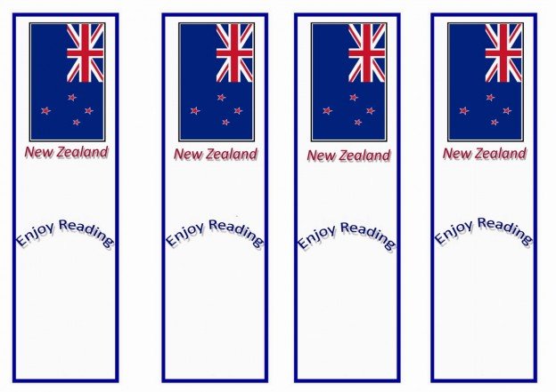 Around the World Bookmarks – Birthday Printable