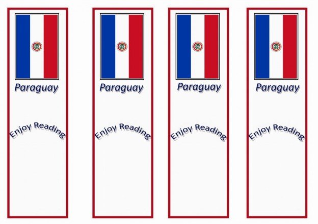 Around the World Bookmarks – Birthday Printable