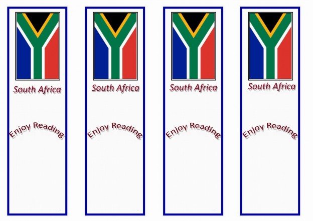Around the World Bookmarks – Birthday Printable