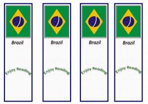 Around the World Bookmarks – Birthday Printable