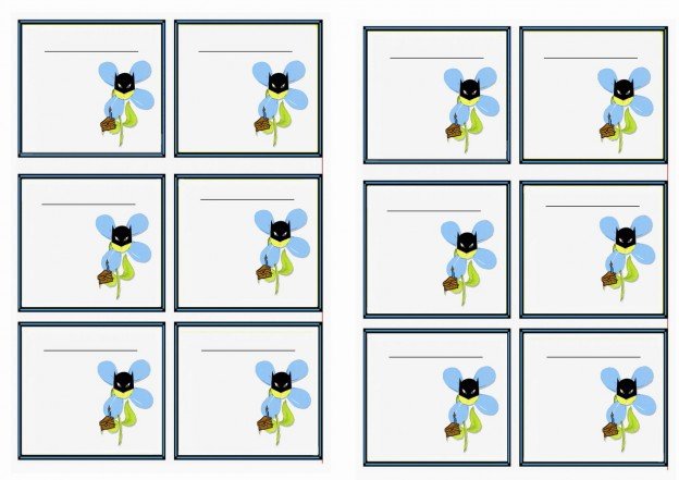 Batman Name Tags – Birthday Printable