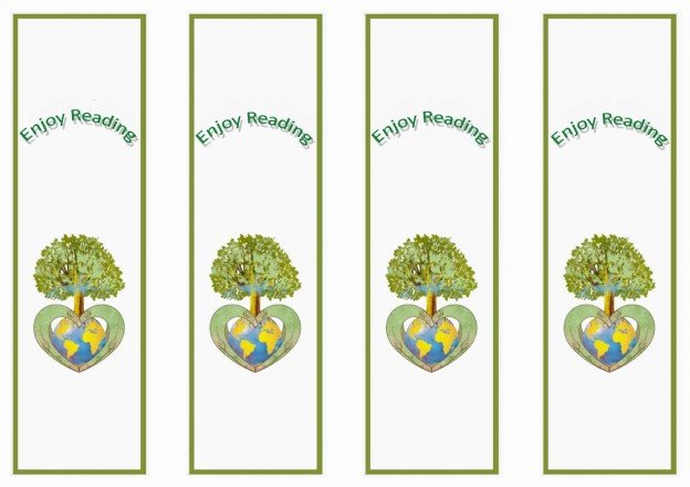 Eco Friendly Bookmarks – Birthday Printable