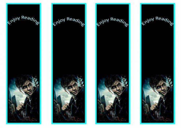 Harry Potter Bookmarks – Birthday Printable
