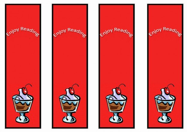 Ice Cream Bookmarks – Birthday Printable
