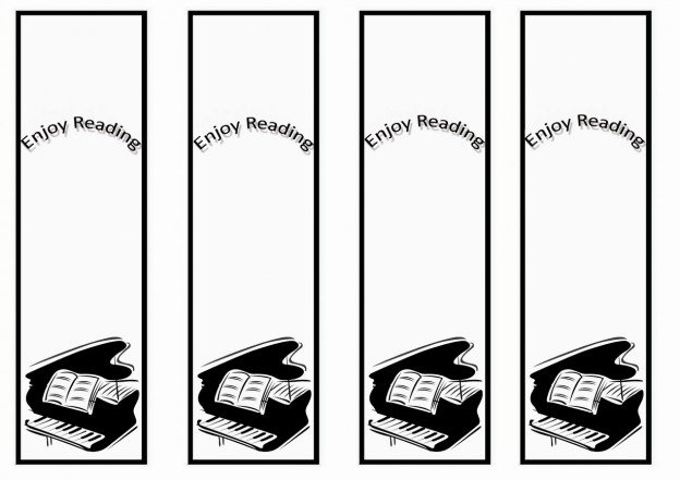 Music Bookmarks – Birthday Printable