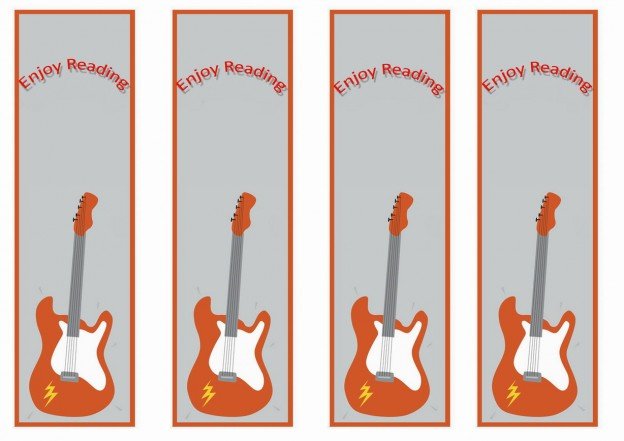 Music Bookmarks – Birthday Printable
