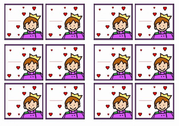 Princess Name Tags – Birthday Printable