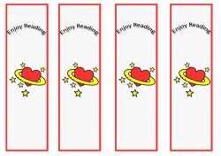 Space Bookmarks – Birthday Printable