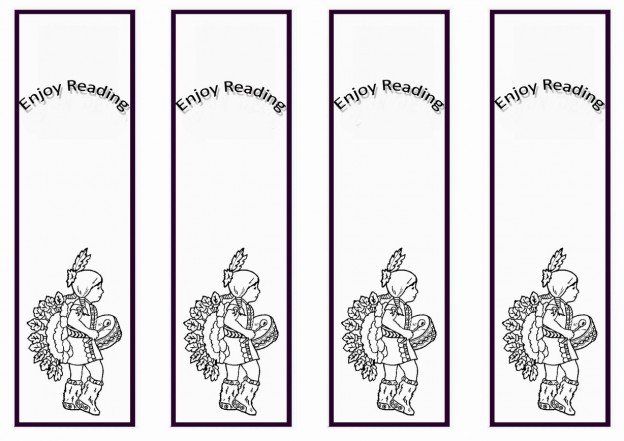 Indians Bookmarks – Birthday Printable
