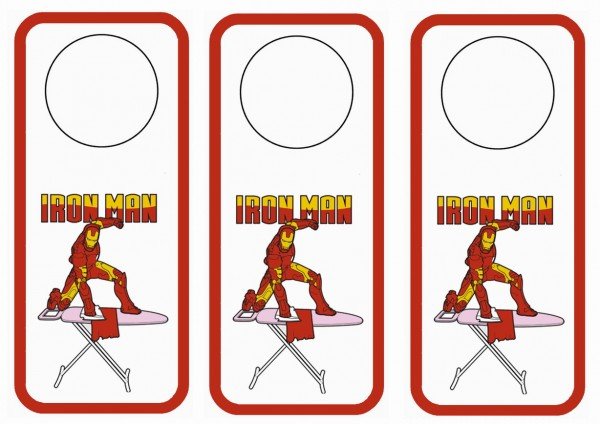 Iron Man – Birthday Printable