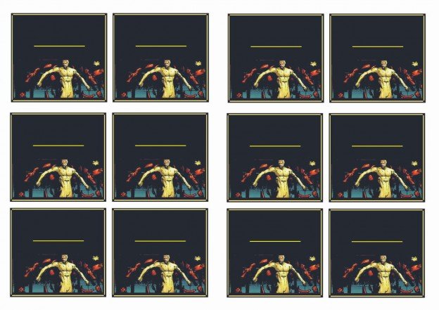 Iron Man Name Tags – Birthday Printable