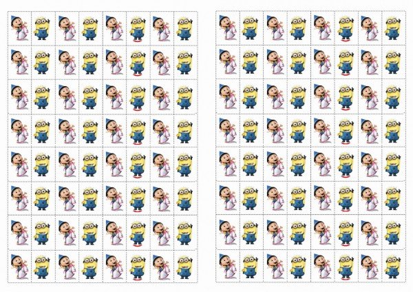 Despicable Me Stickers – Birthday Printable