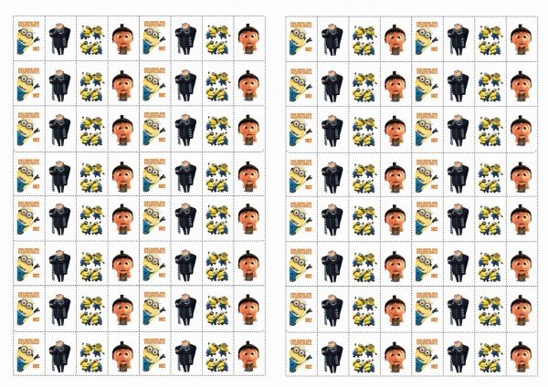 Despicable Me Stickers – Birthday Printable