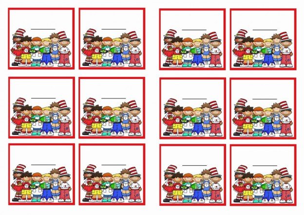 Dr. Seuss Name Tags – Birthday Printable