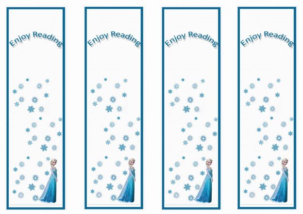 Frozen Bookmarks – Birthday Printable