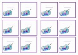 Frozen Name Tags – Birthday Printable