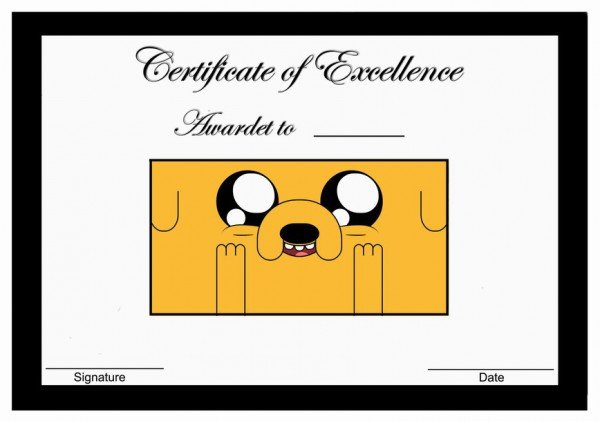 Adventure Time Awards – Birthday Printable