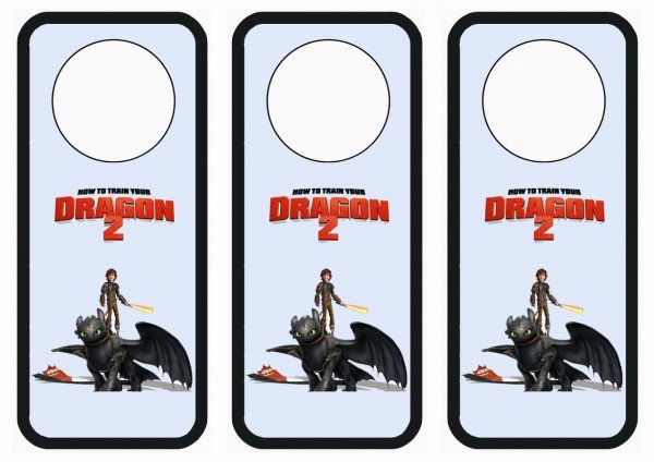 How to Train Your Dragon Door Hangers – Birthday Printable