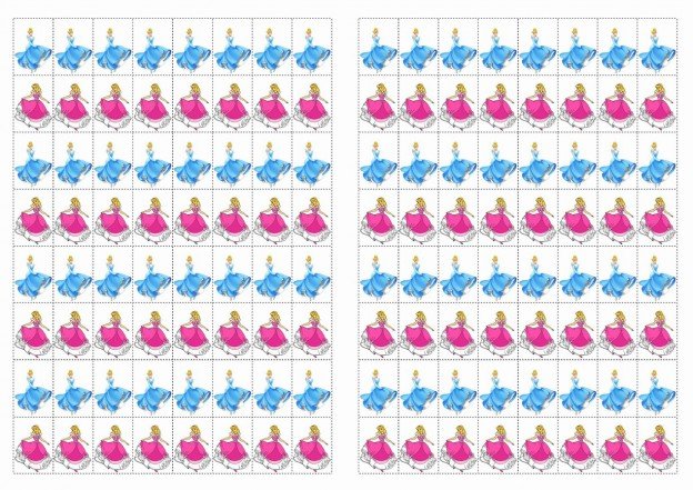 Cinderella Stickers – Birthday Printable