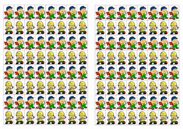 Construction Stickers – Birthday Printable