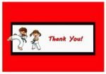 Karate Thank you Cards – Birthday Printable