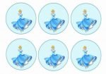 Cinderella – Cupcake Toppers – Birthday Printable