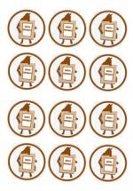 Horse – Cupcake Toppers – Birthday Printable