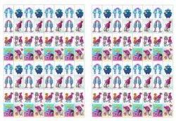 Trolls Holiday Stickers – Birthday Printable